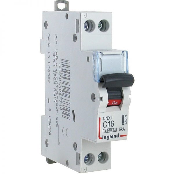 Disjoncteur Phase + neutre DNX3 16A Legrand – Construisons Ensemble Shop